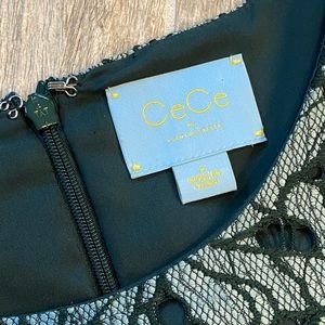 CeCe | Dresses | Cece Green Fit And Flare Layla Dress | Poshmark